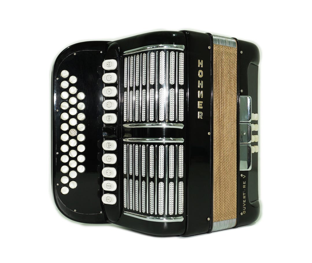 Hohner Ouverture V Diatonic Accordion, Original German Button Accordion ...