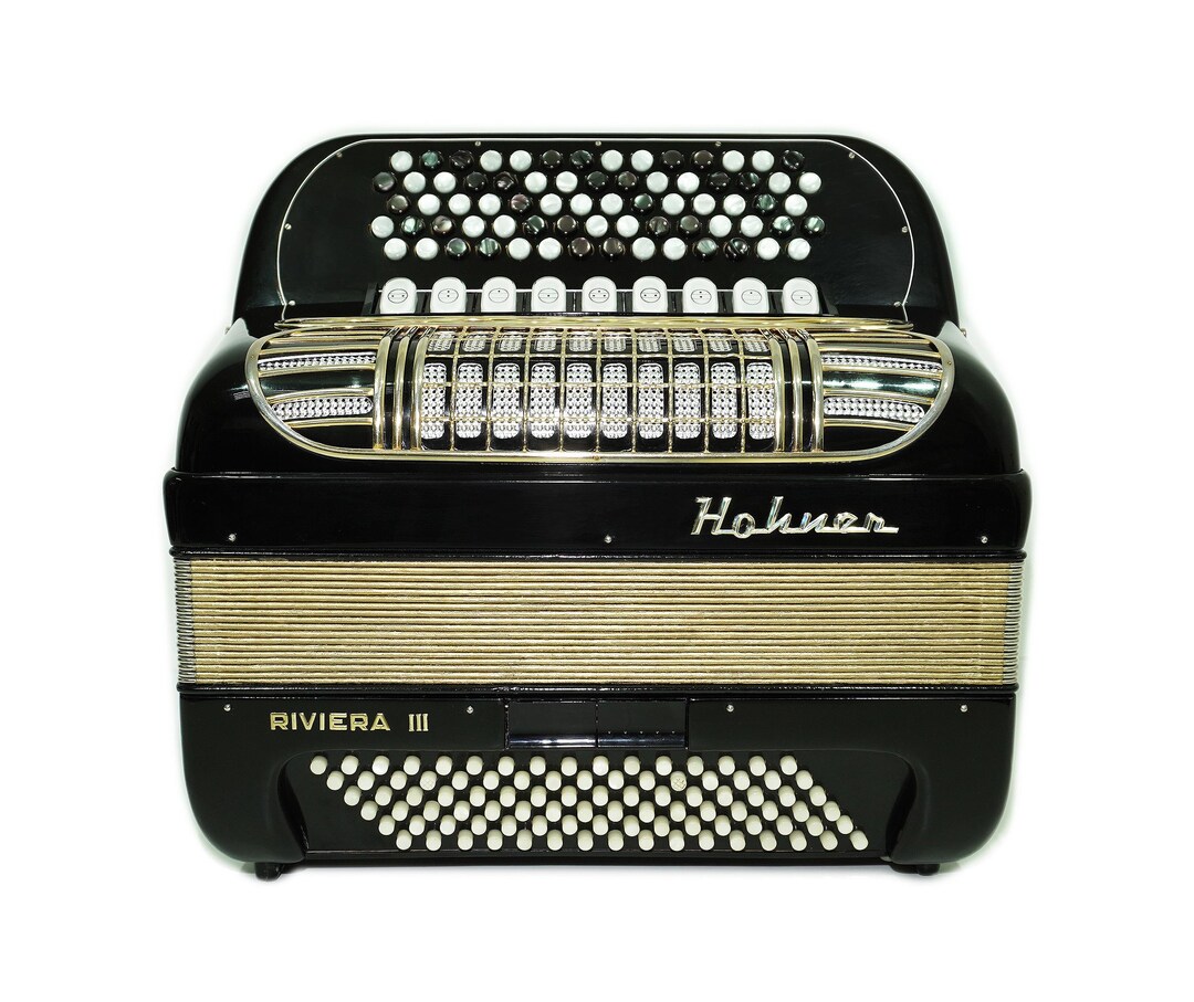 HOHNER Riviera III Lightweight 5 Rows Button Accordion C Griff German ...
