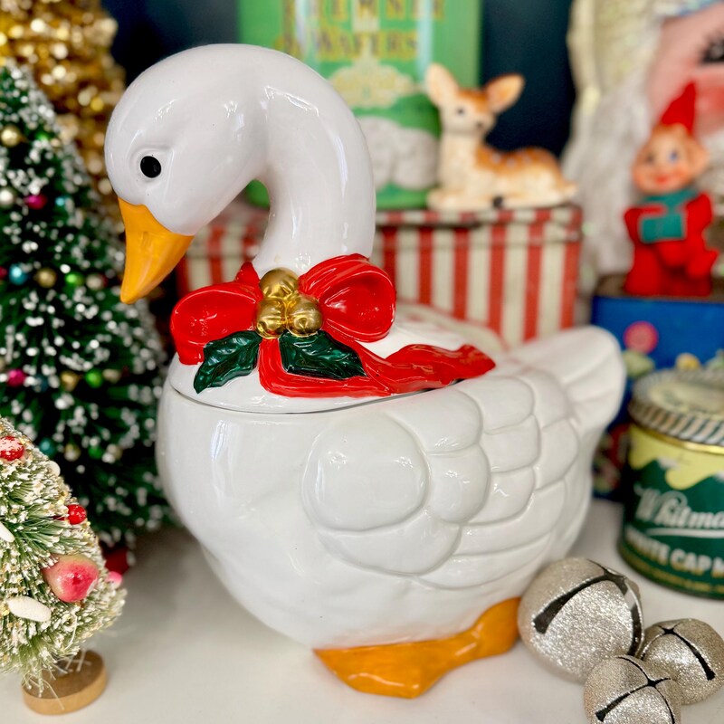 Goose Cookie Jar - Etsy