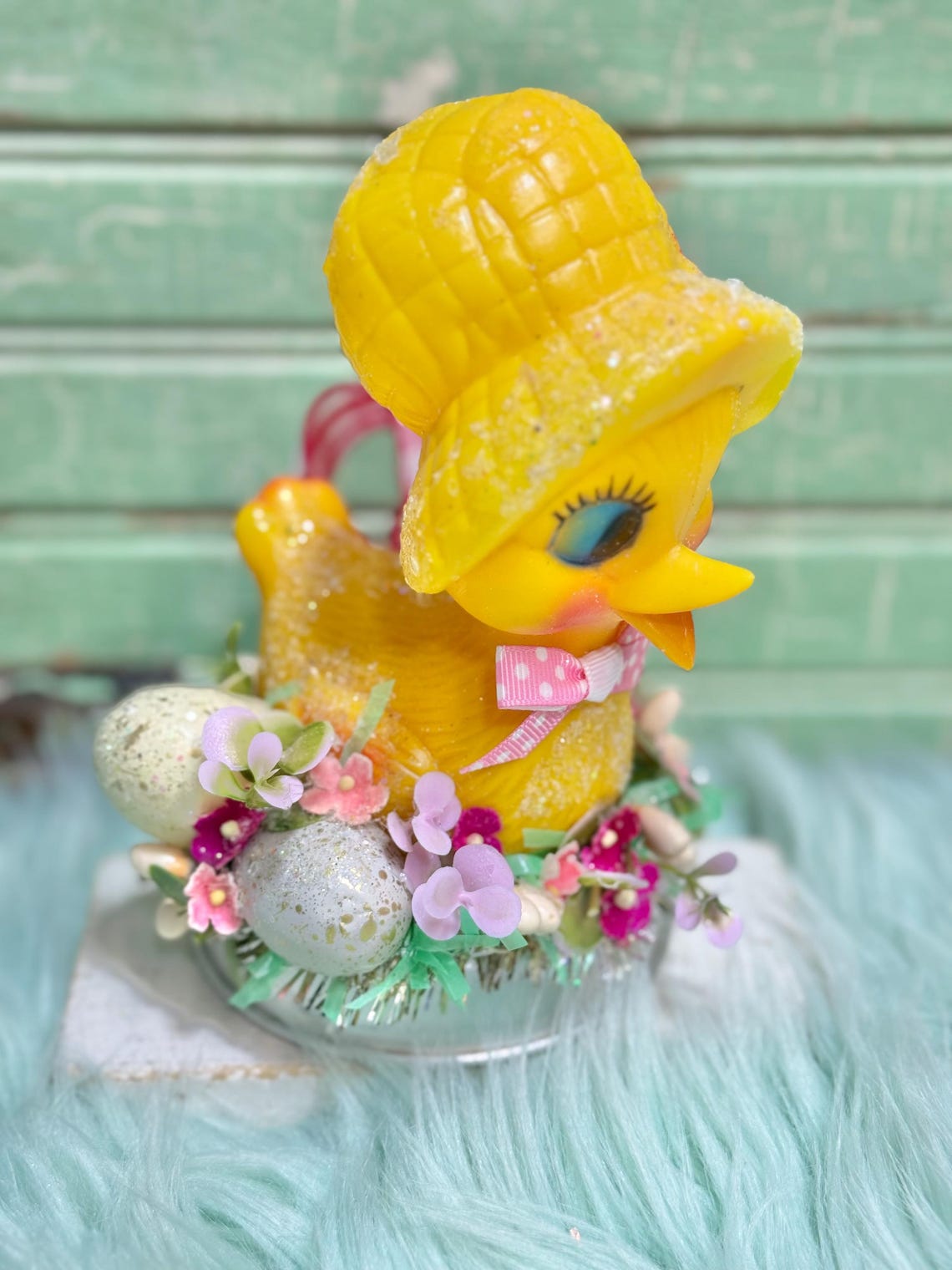 Vintage Easter Duck Duckling Mid Century Decor Decoration - Etsy