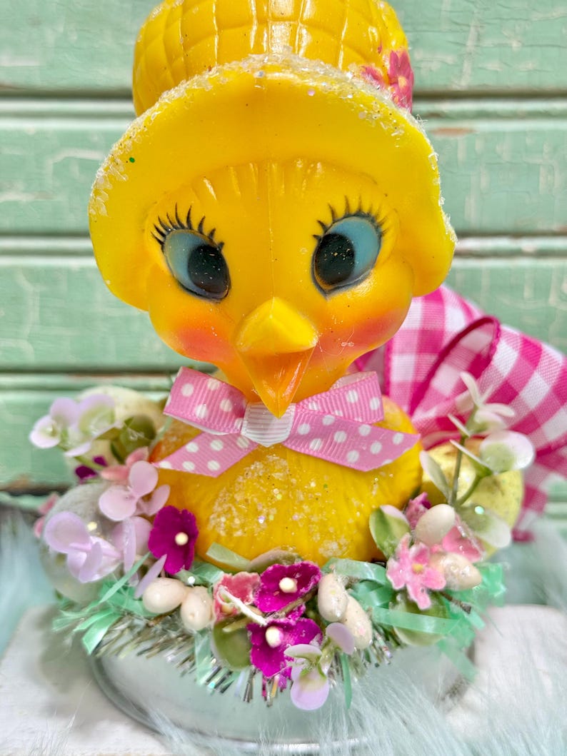 Vintage Easter Duck Duckling Mid Century Decor Decoration - Etsy