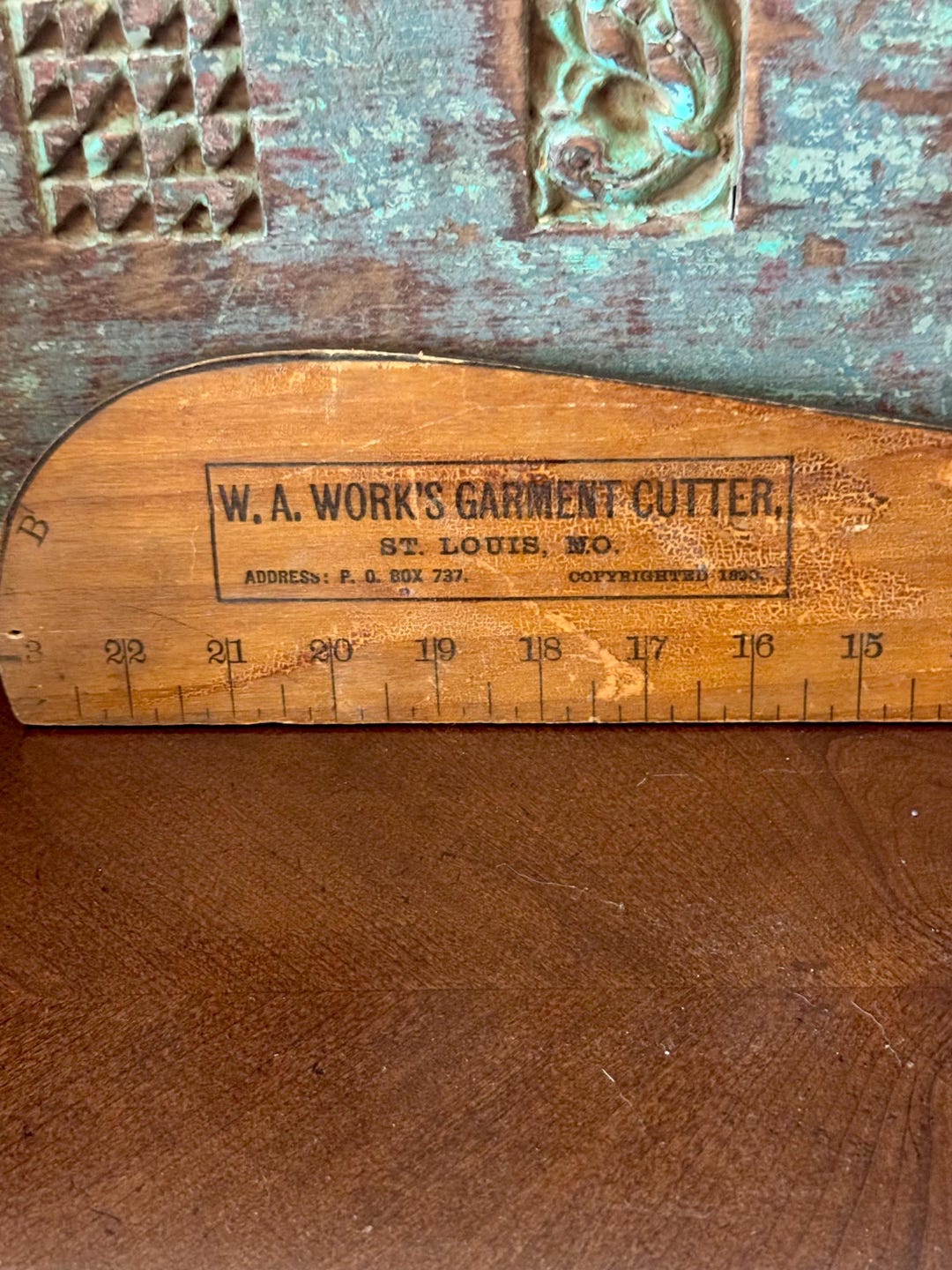 Antique Garment Cutter Ruler 1890 Wooden St. Louis - Etsy