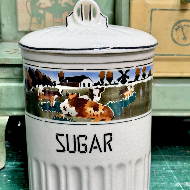 Cow Canisters - Etsy