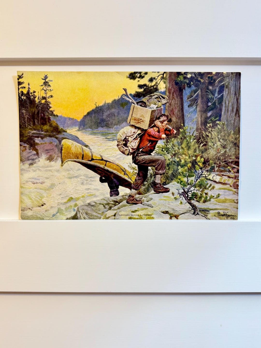 Phillip Goodwin Original Print Cruisers Making Portage Outdoor - Etsy