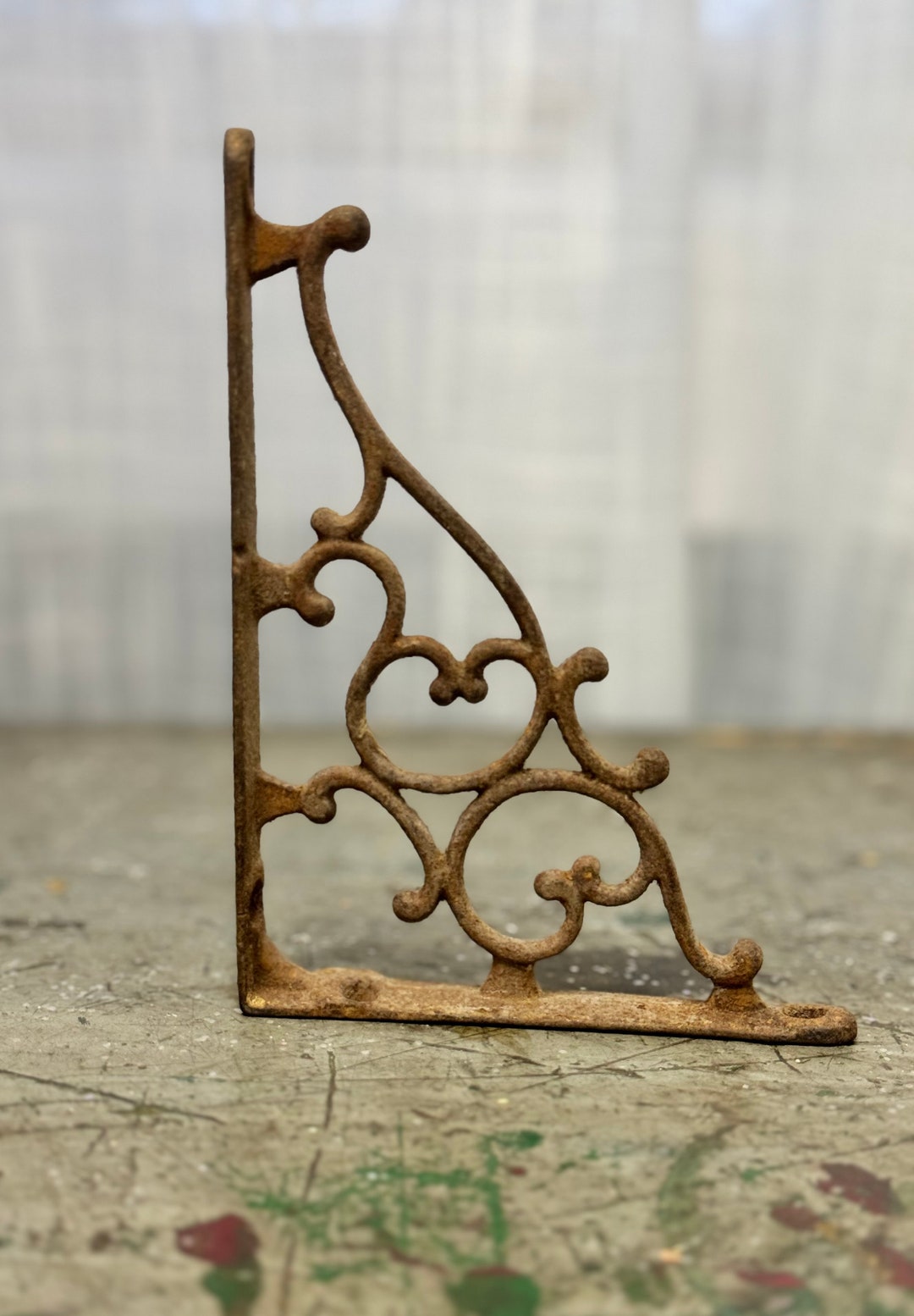 Vintage Antique Corner Bracket Iron Metal Bric a Brac - Etsy