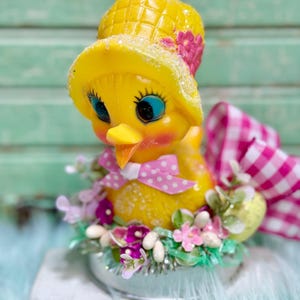 Vintage Easter Duck Duckling Mid Century Decor Decoration - Etsy