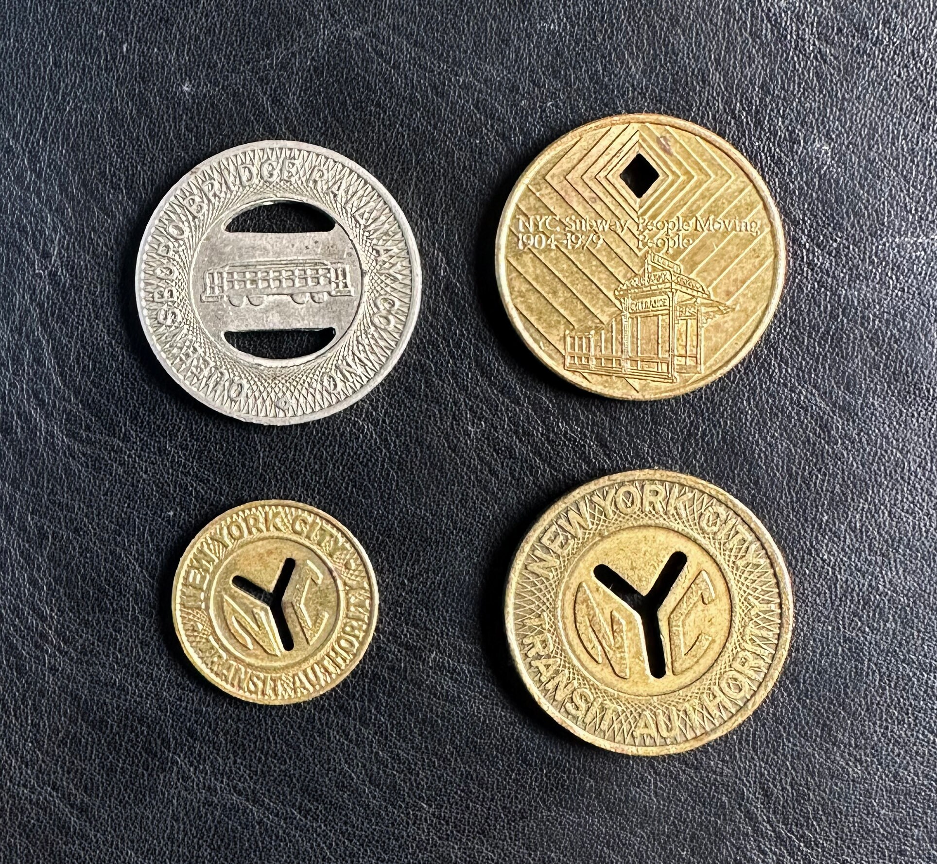 Vintage NYC Transit Token New York City, Queensboro Bridge Queens, or ...