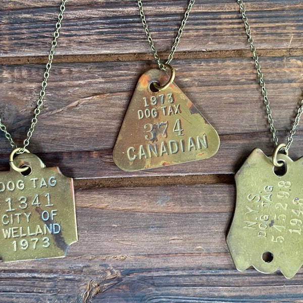 Vintage Dog Tags - Etsy