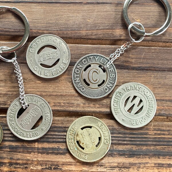 Travel Token Keychain - Etsy