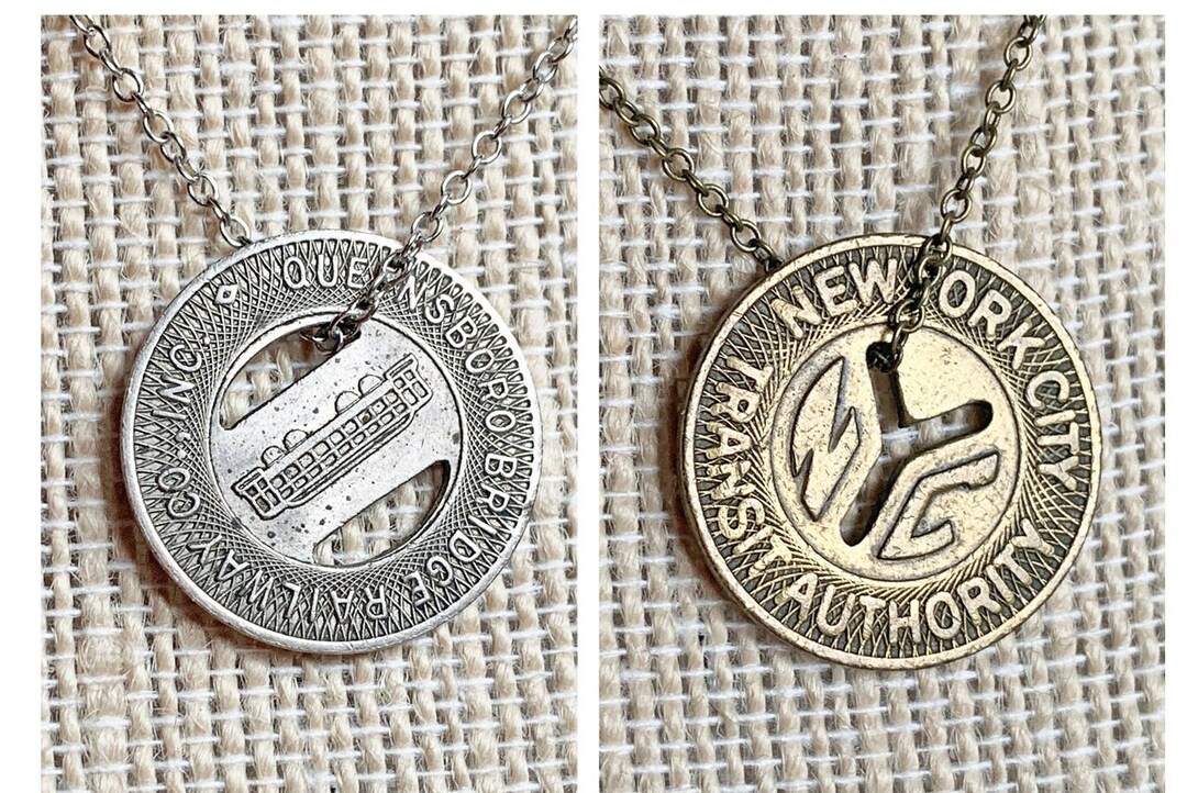 Vintage NYC Transit Token New York City, Queensboro Bridge Queens, or ...