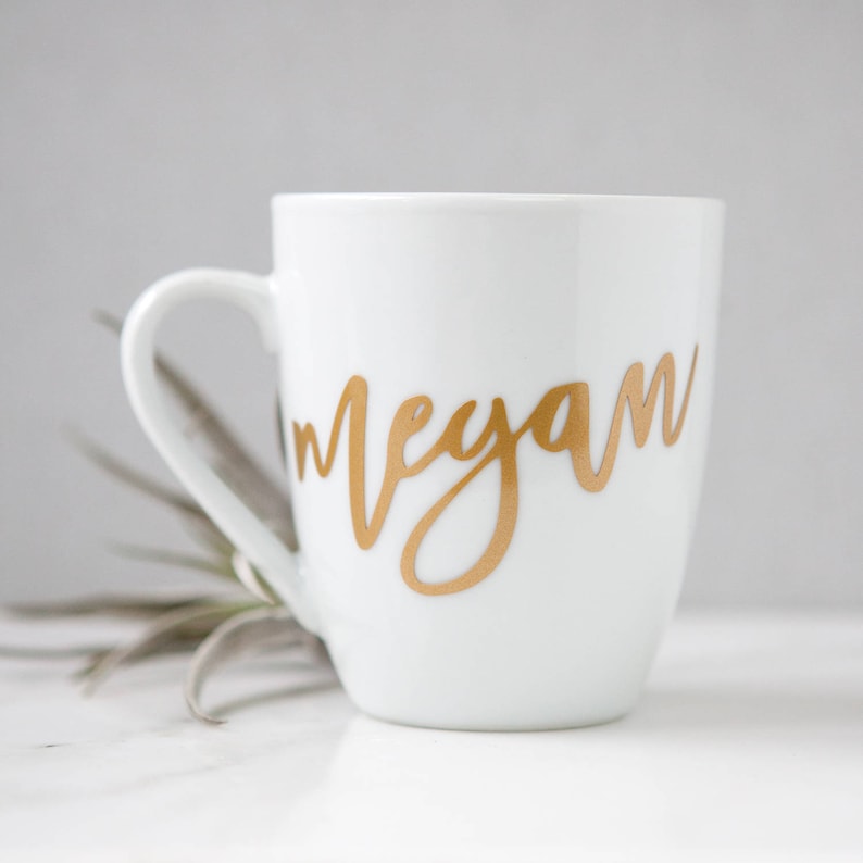 Custom Name Mug Personalized Name Mug Bridesmaid Gifts - Etsy