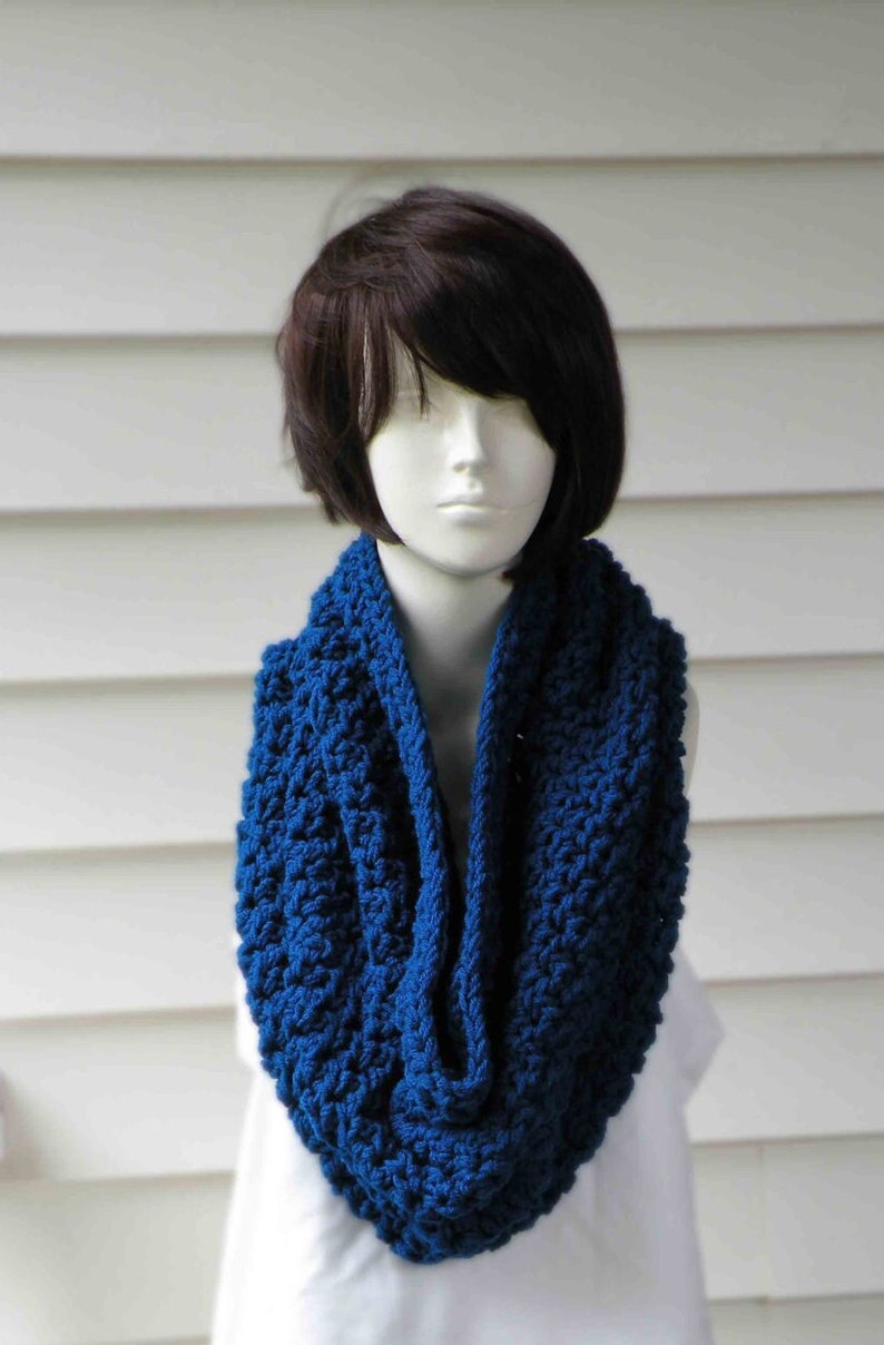 Crochet Snood Scarf Pattern: Reversible 2-in-1 Cozy Hoodie PDF ...