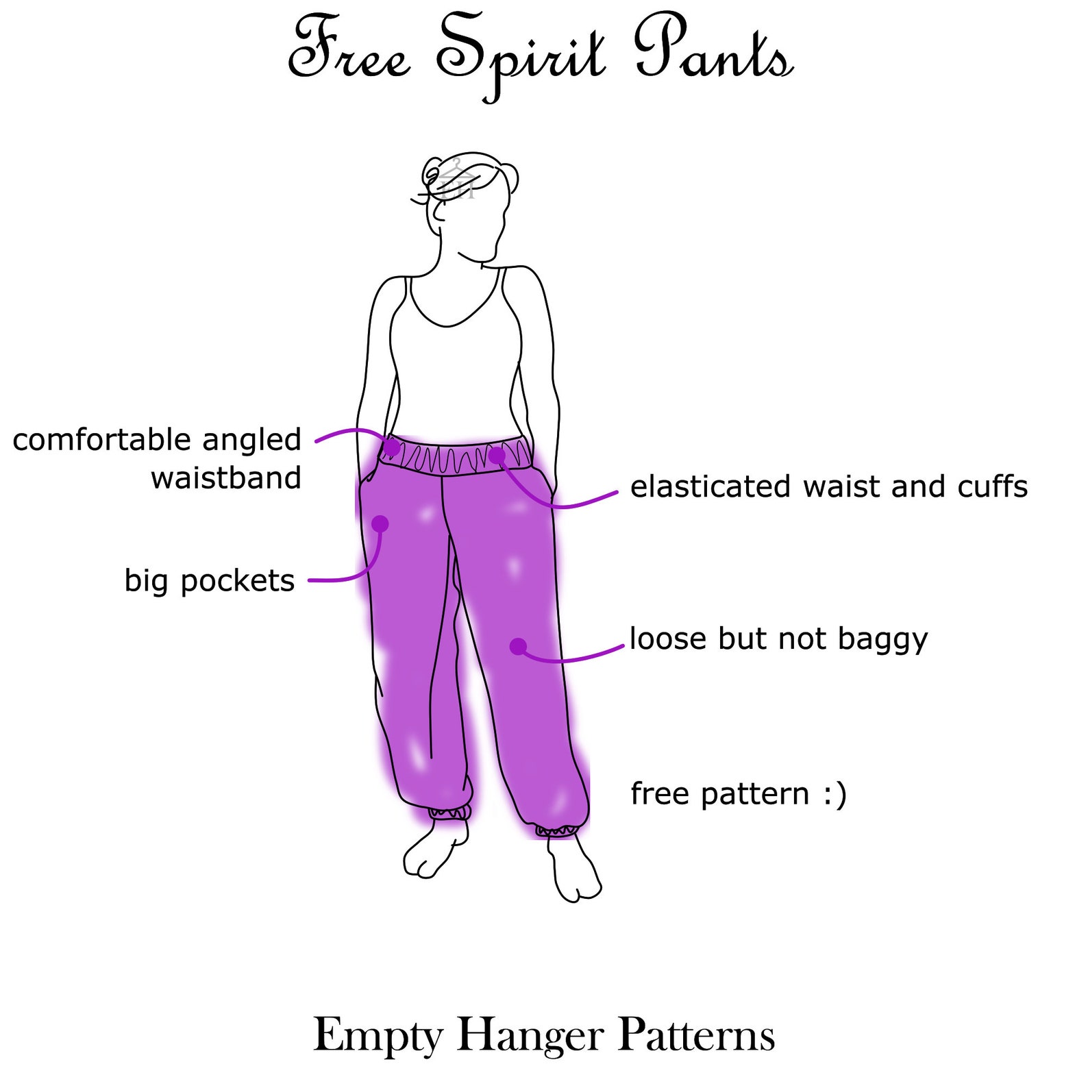 Free Spirit Pants - FREE Digital Sewing Pattern - Etsy