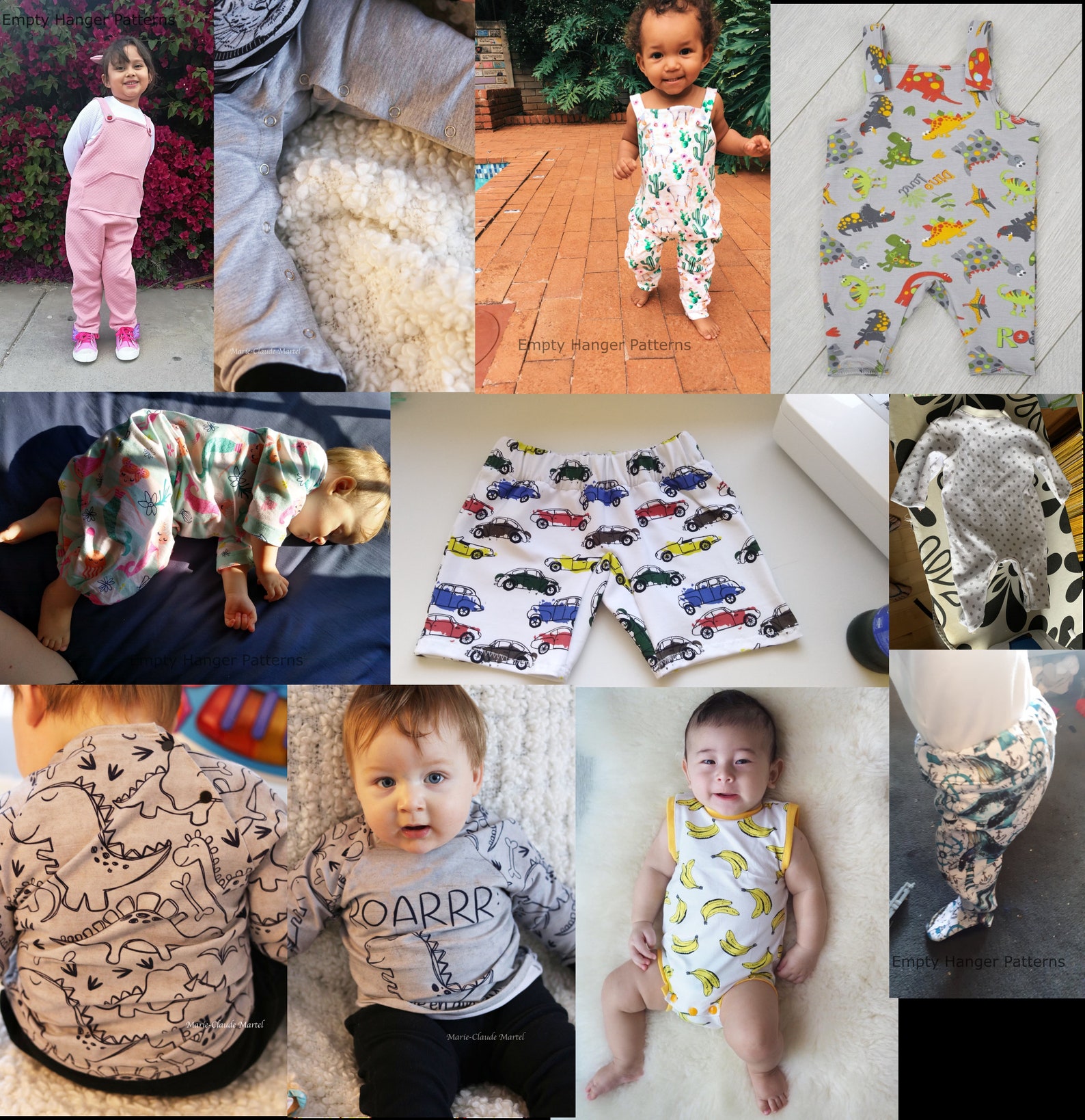 Green Bean Baby Set Digital Sewing Pattern - Etsy Australia