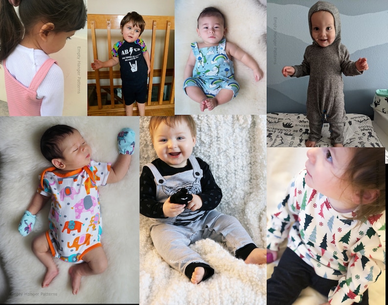 Green Bean Baby Set Digital Sewing Pattern - Etsy