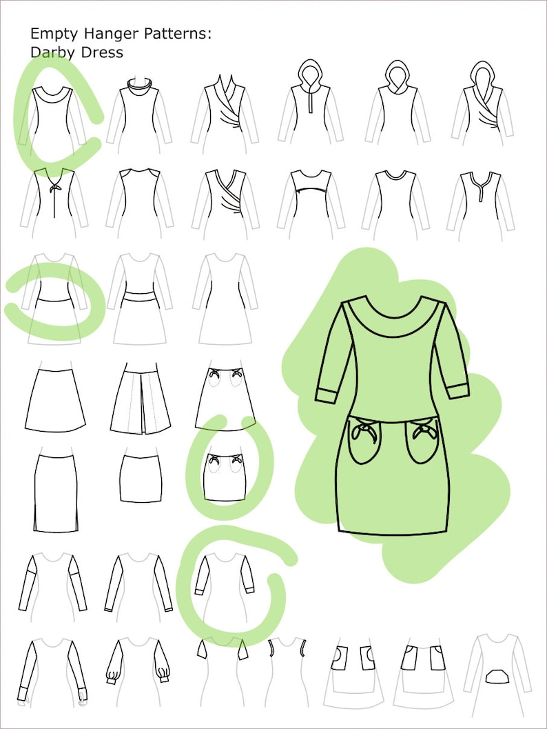 Darby Dress - Digital Sewing Pattern - Etsy