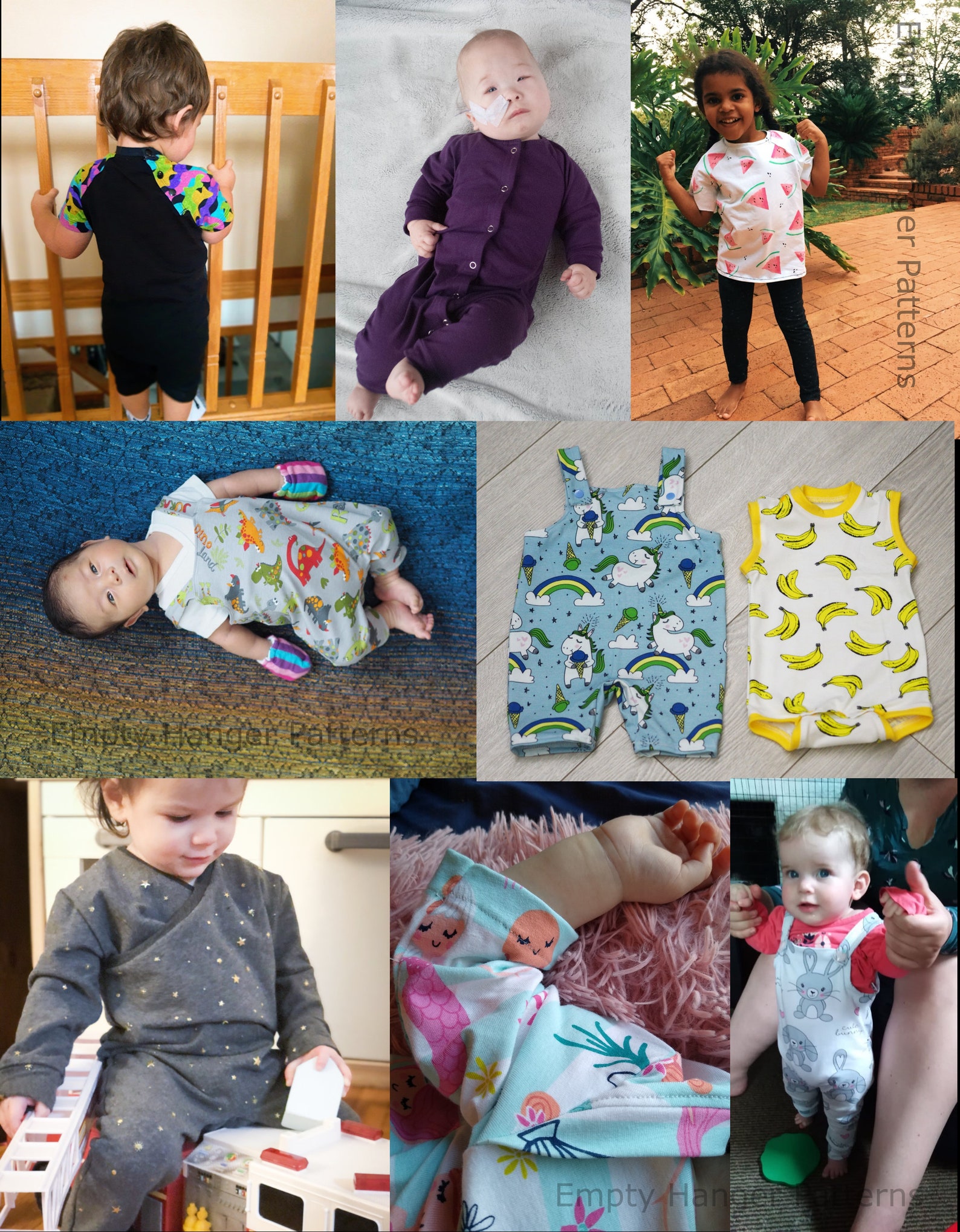 Green Bean Baby Set Digital Sewing Pattern - Etsy