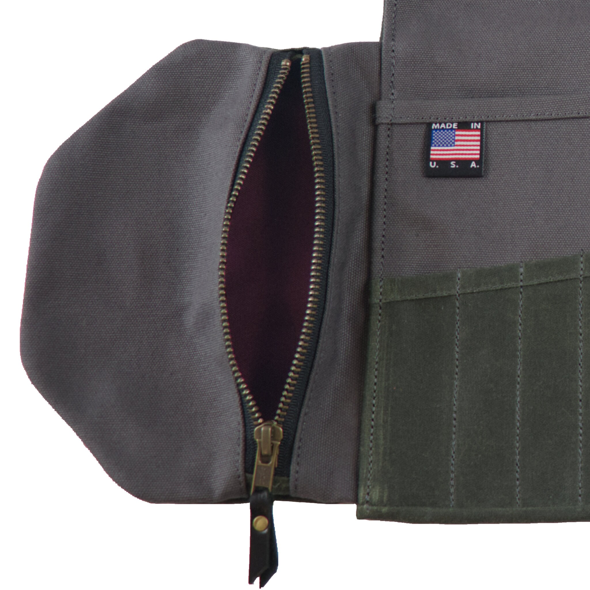 Waxed Canvas Tool Roll, Artist Roll, Knitters Roll, Roll up Pencil Case ...