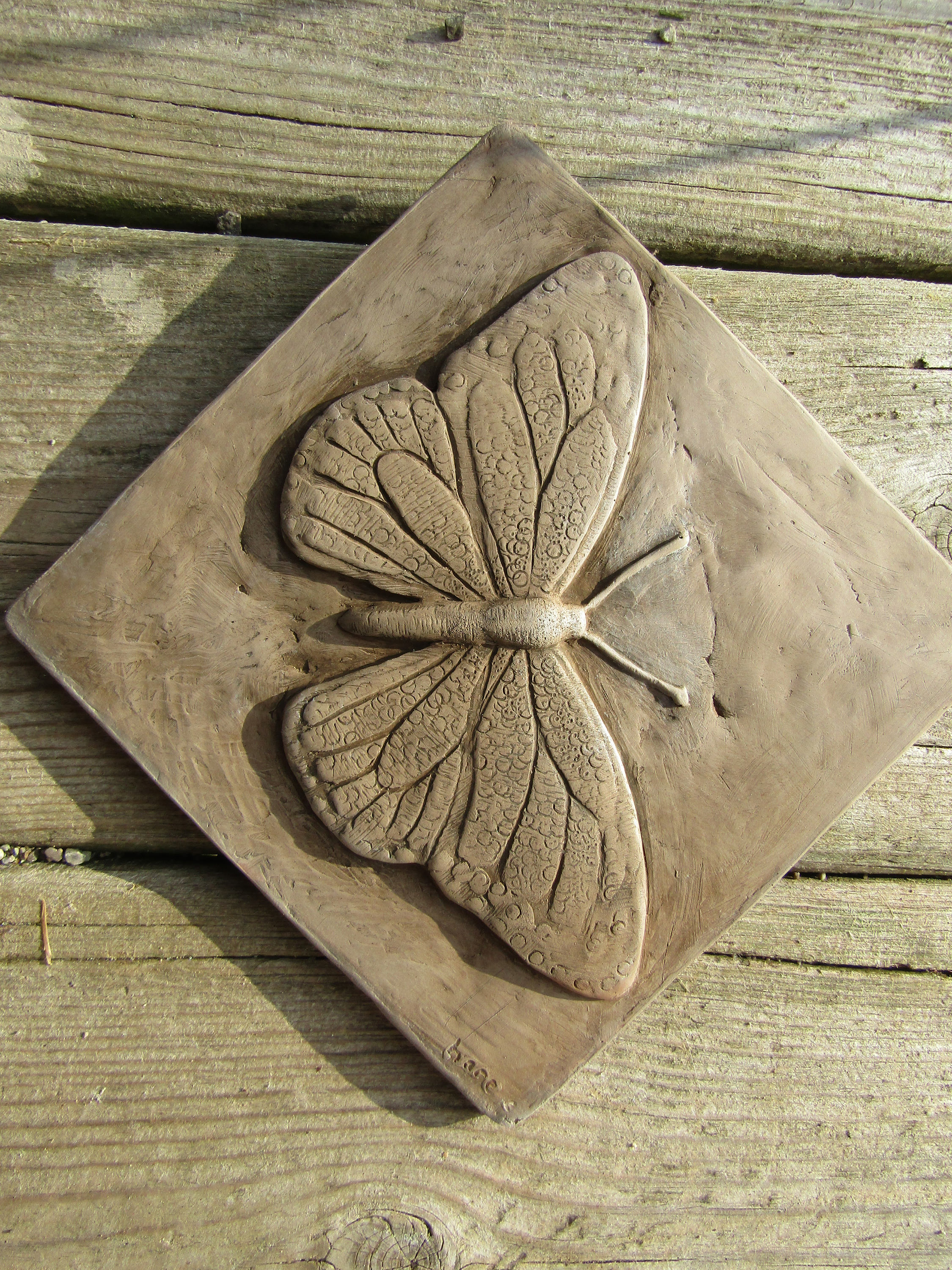 Monarch Butterfly 6 X 6 Inch Concrete Art Tile - Etsy