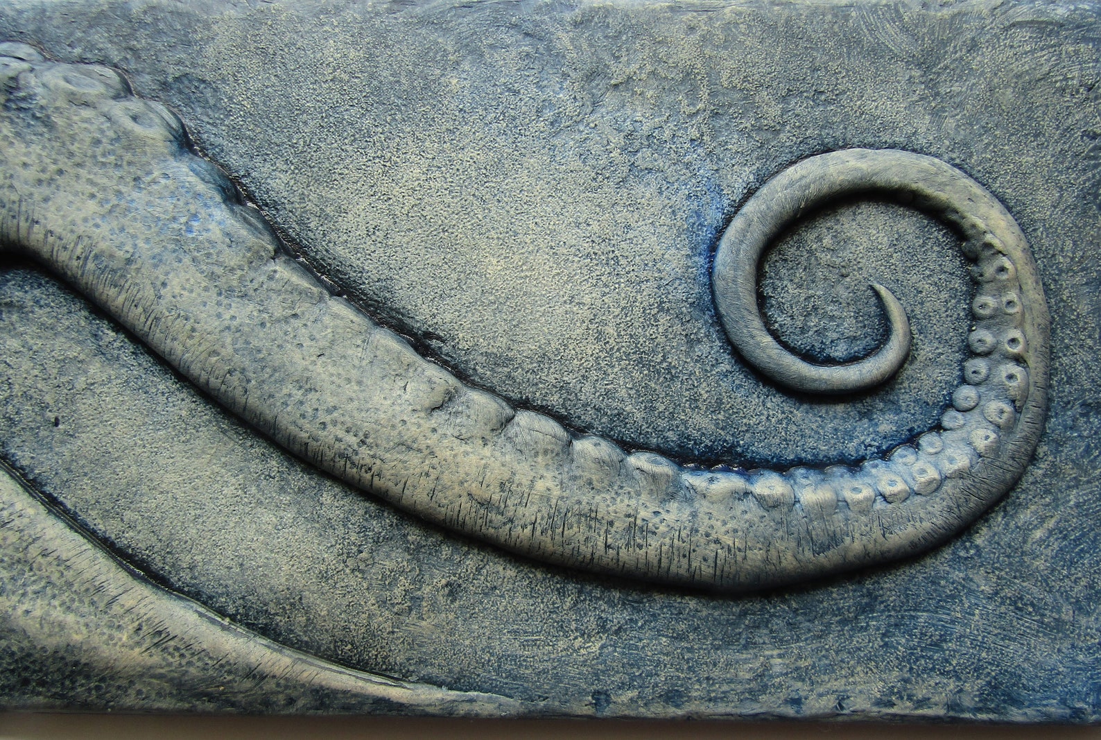 Octopus Tentacle Bas Relief Wall Sculpture | Etsy