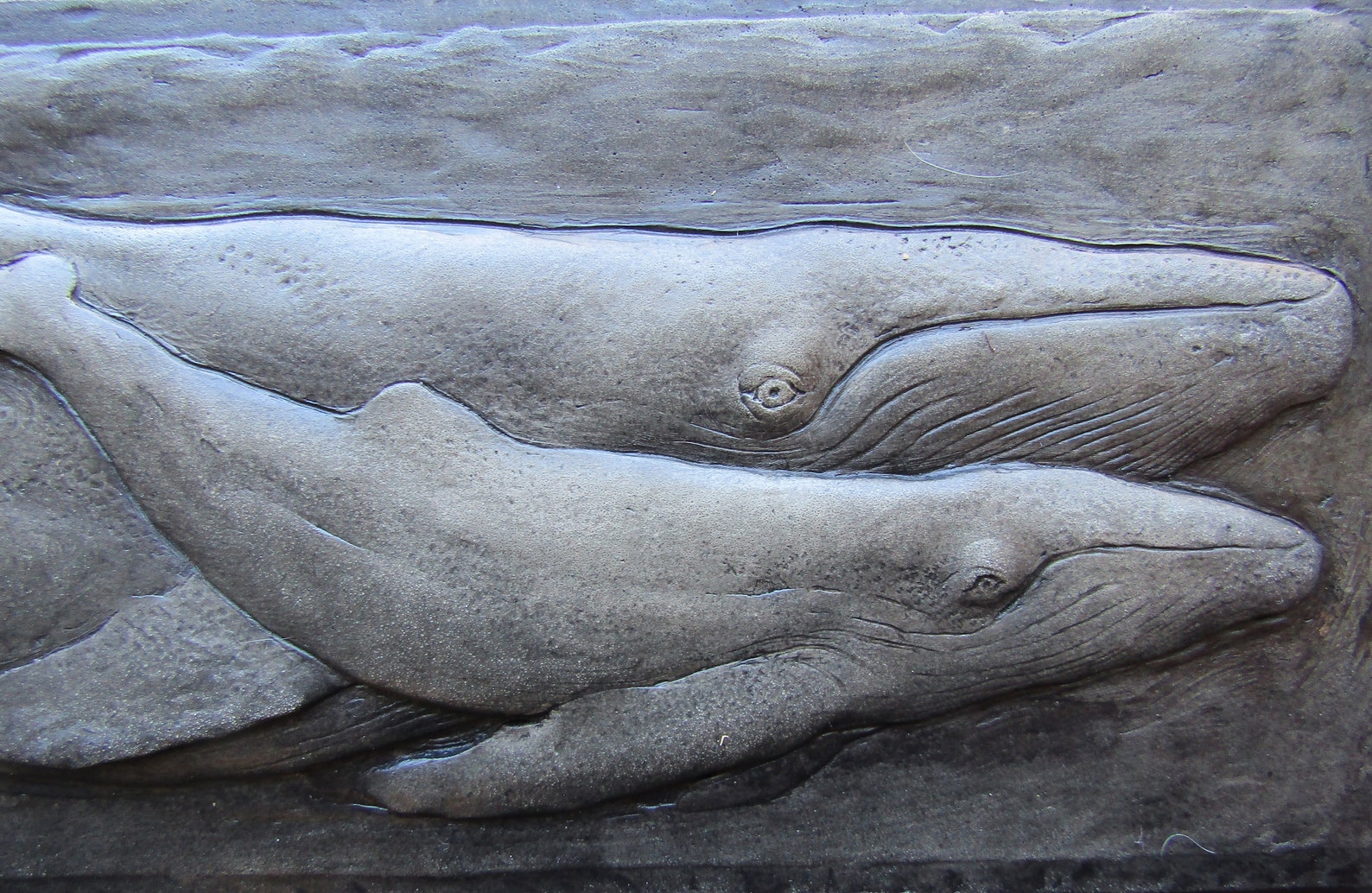 Concrete 6 X 12 Humpback Whale Pair Decorative Tile - Etsy