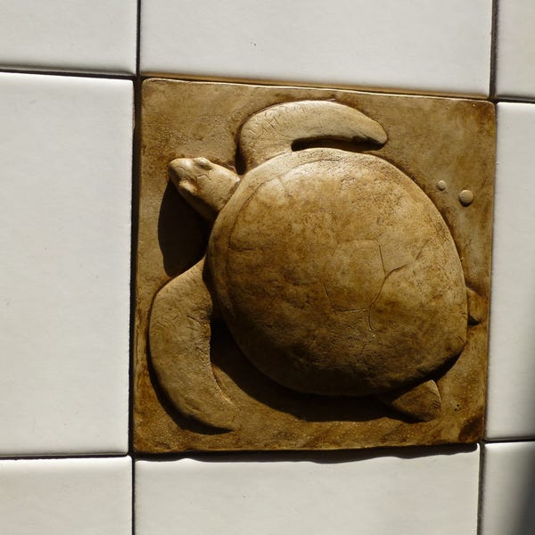 Turtle Shower Tile - Etsy