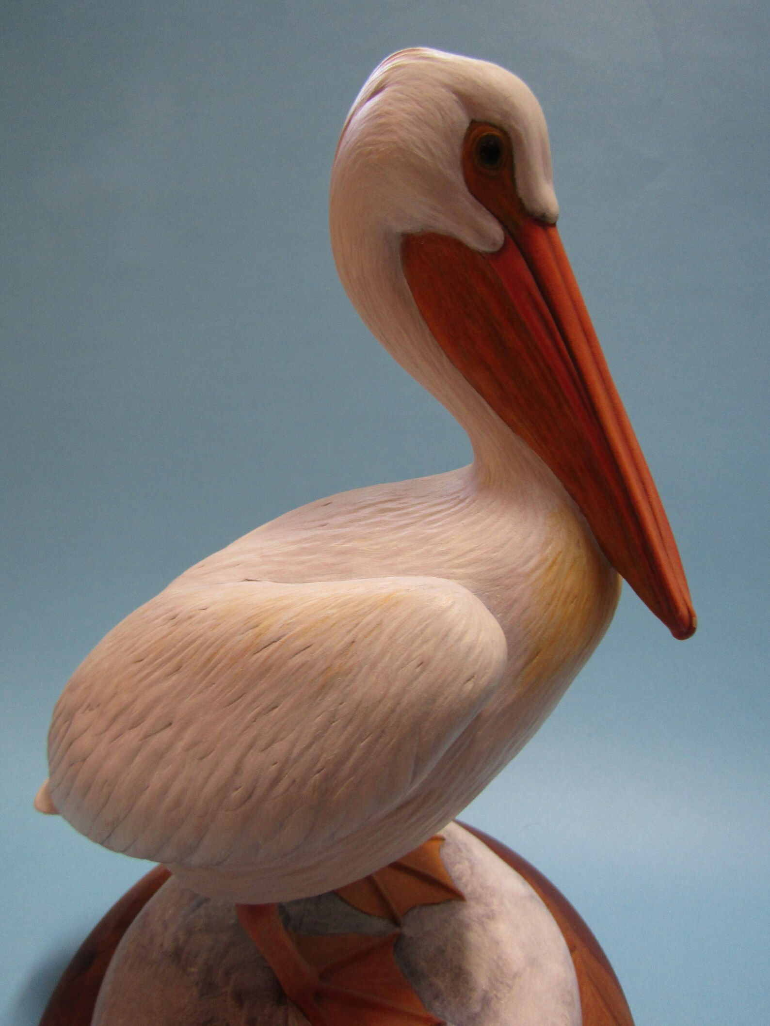 White Pelican Miniature Museum Quality Wood Carving | Etsy