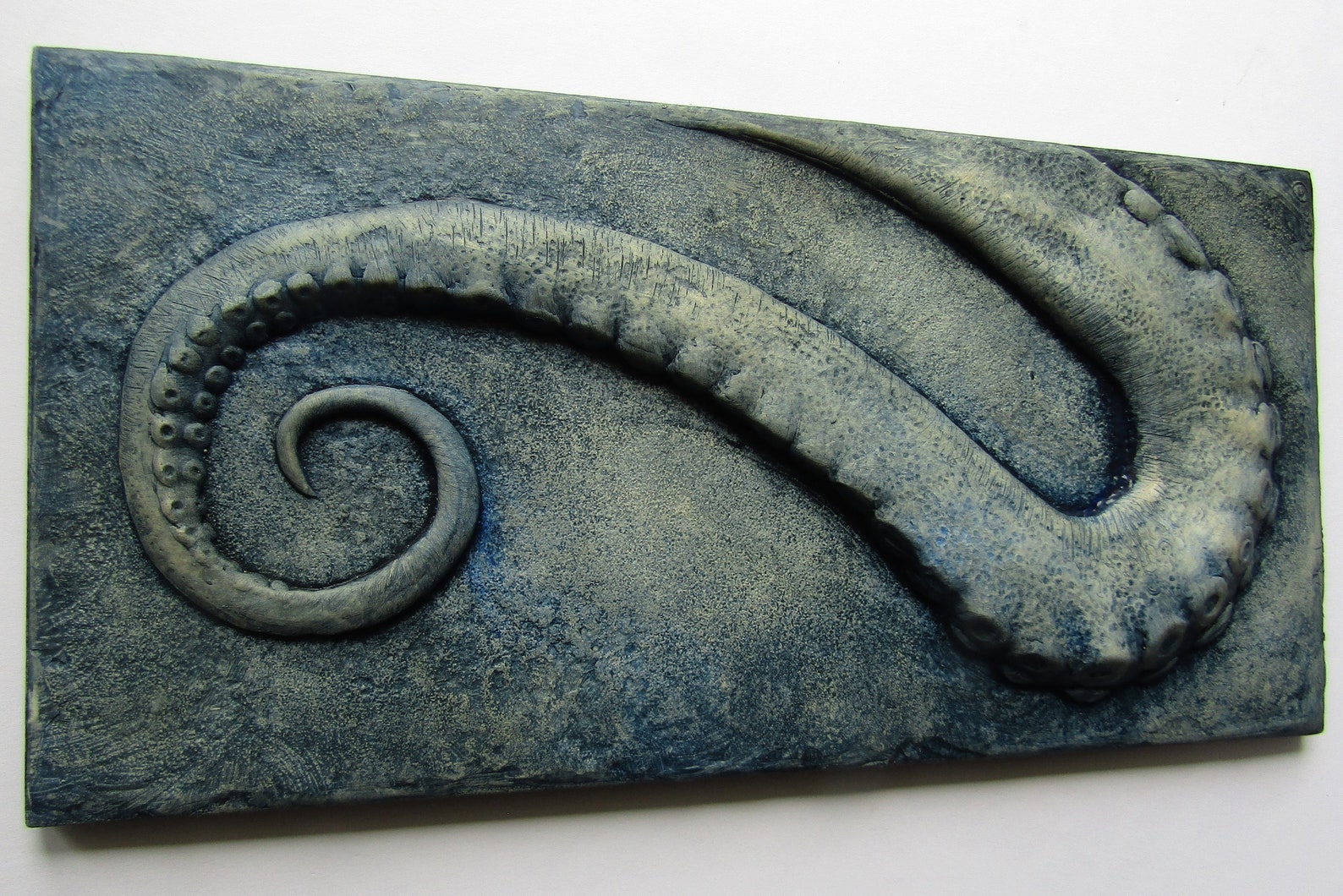 Octopus Tentacle Bas Relief Wall Sculpture | Etsy