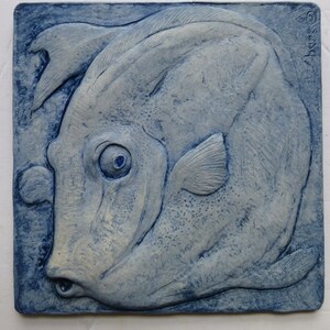 Fish Powder Blue Surgeon Decorative Wallsculpture Picture - Etsy