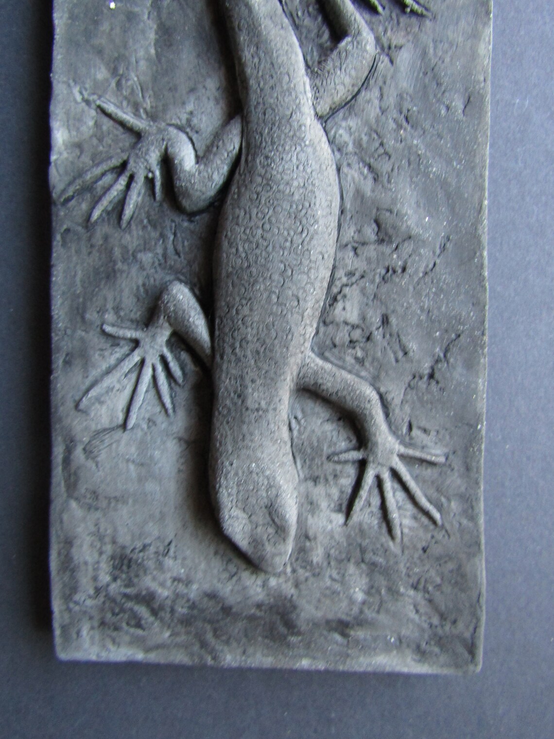Lizard Concrete Accent Art Tile | Etsy