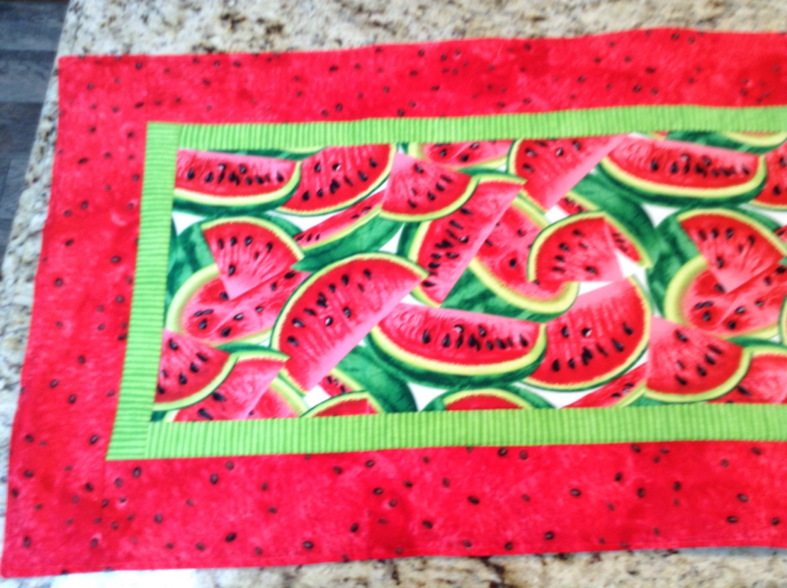 Watermelon Table Runner - Etsy