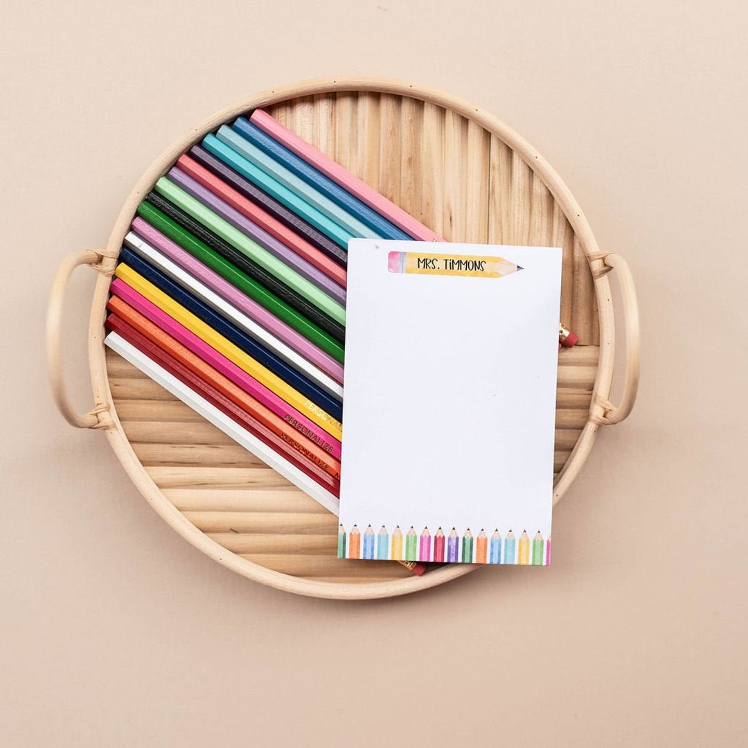Big Pencil Notepad. Teacher Appreciation Gift. Custom Teacher Present ...