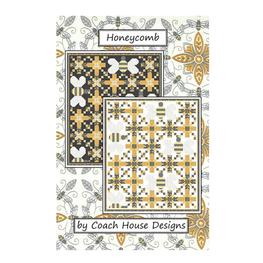Honeycomb G CHD 2313 Quilt Pattern Coach House 2 Color Ways Bees Honey ...