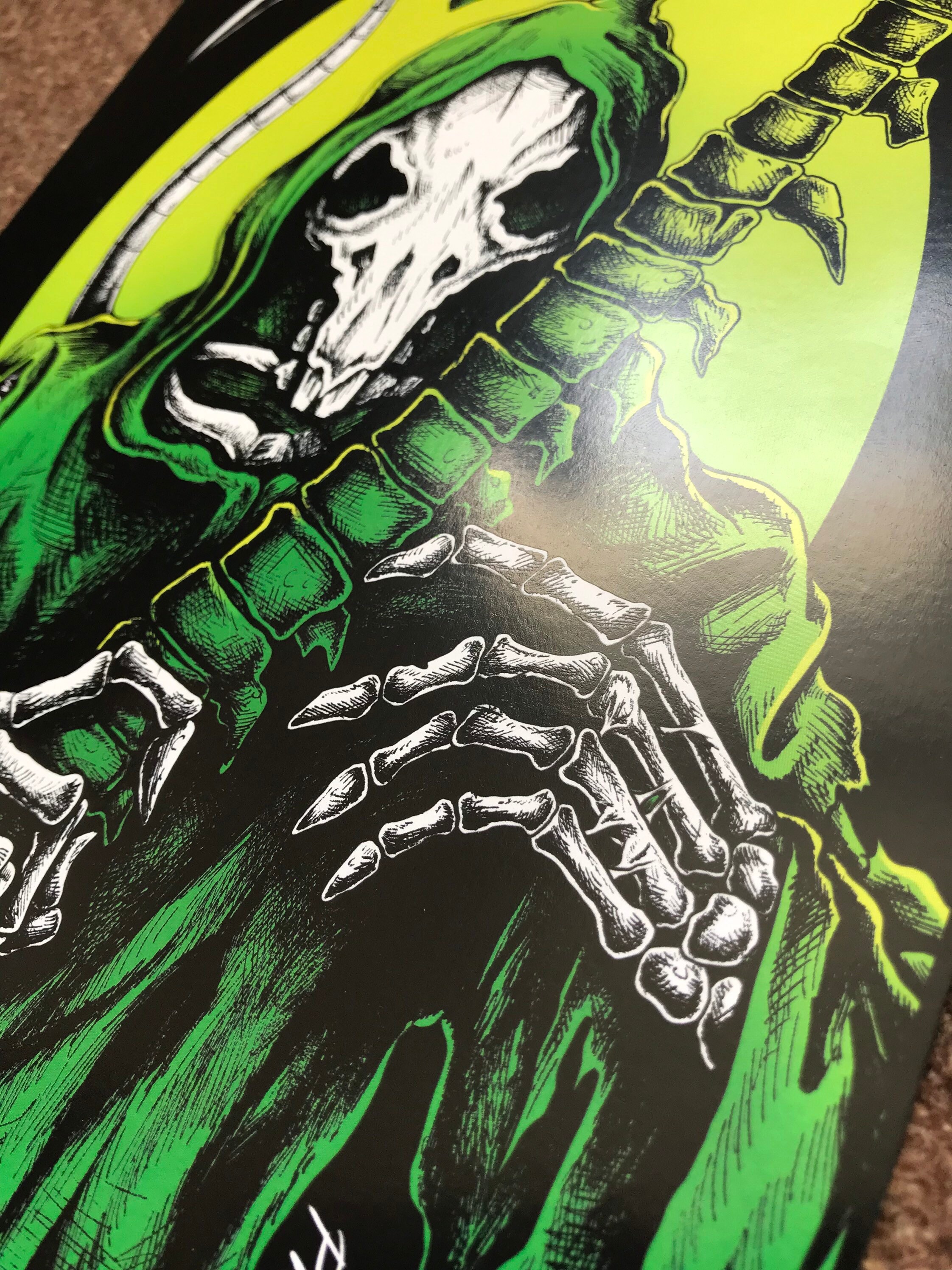 The Rat King Reaper Original Dark Fantasy Art Print | Etsy