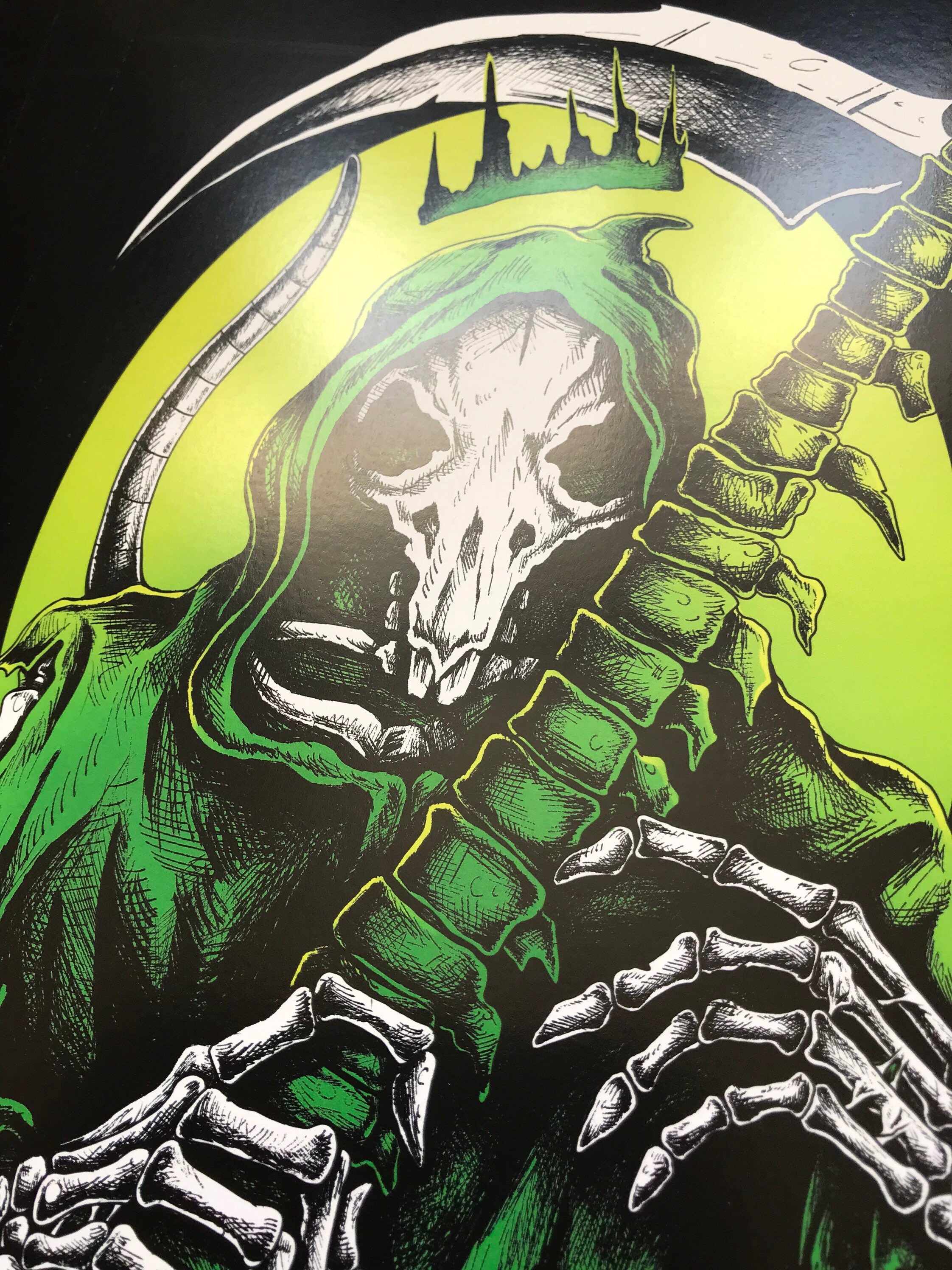 The Rat King Reaper Original Dark Fantasy Art Print | Etsy