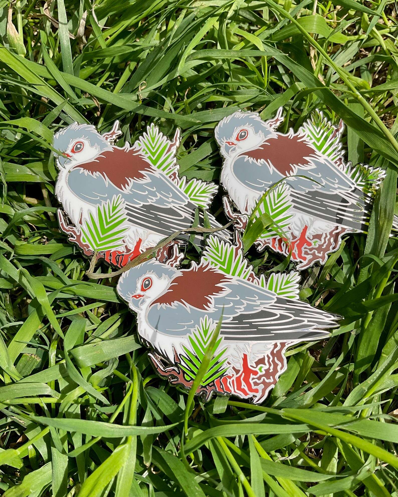 Pygmy Falcon Silver Hard Enamel Pin Badge - Etsy