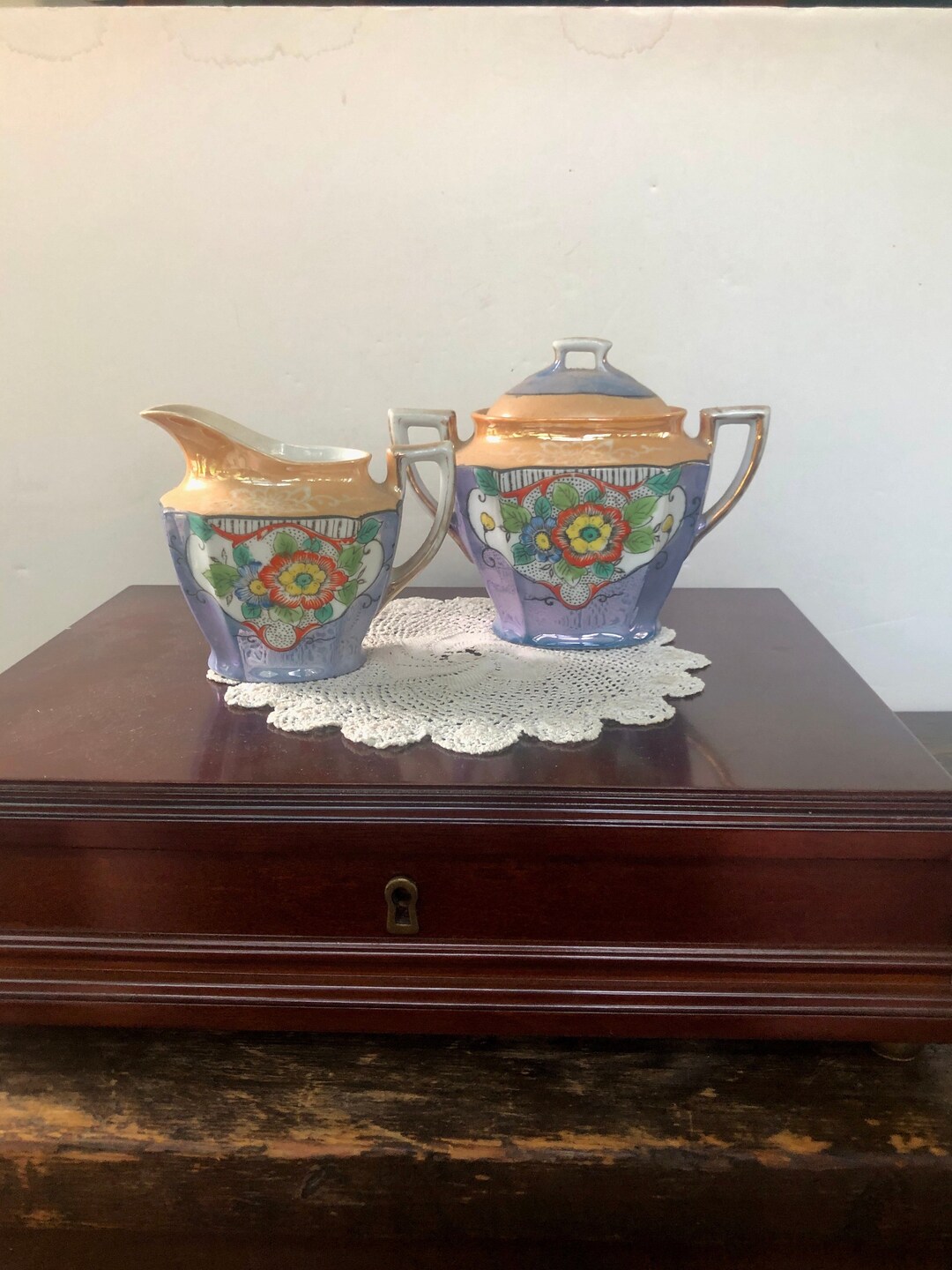 Lustre Ware Cream and Sugar Set - Etsy
