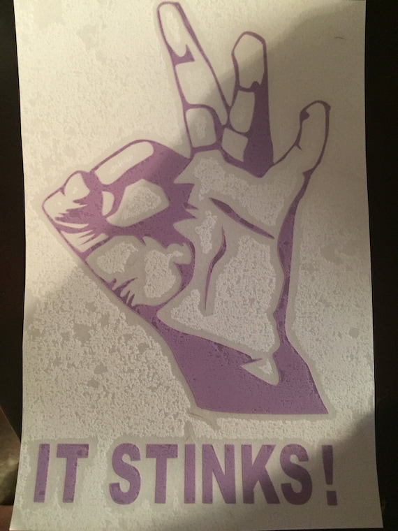 It Stinks Vinyl Decal | Etsy