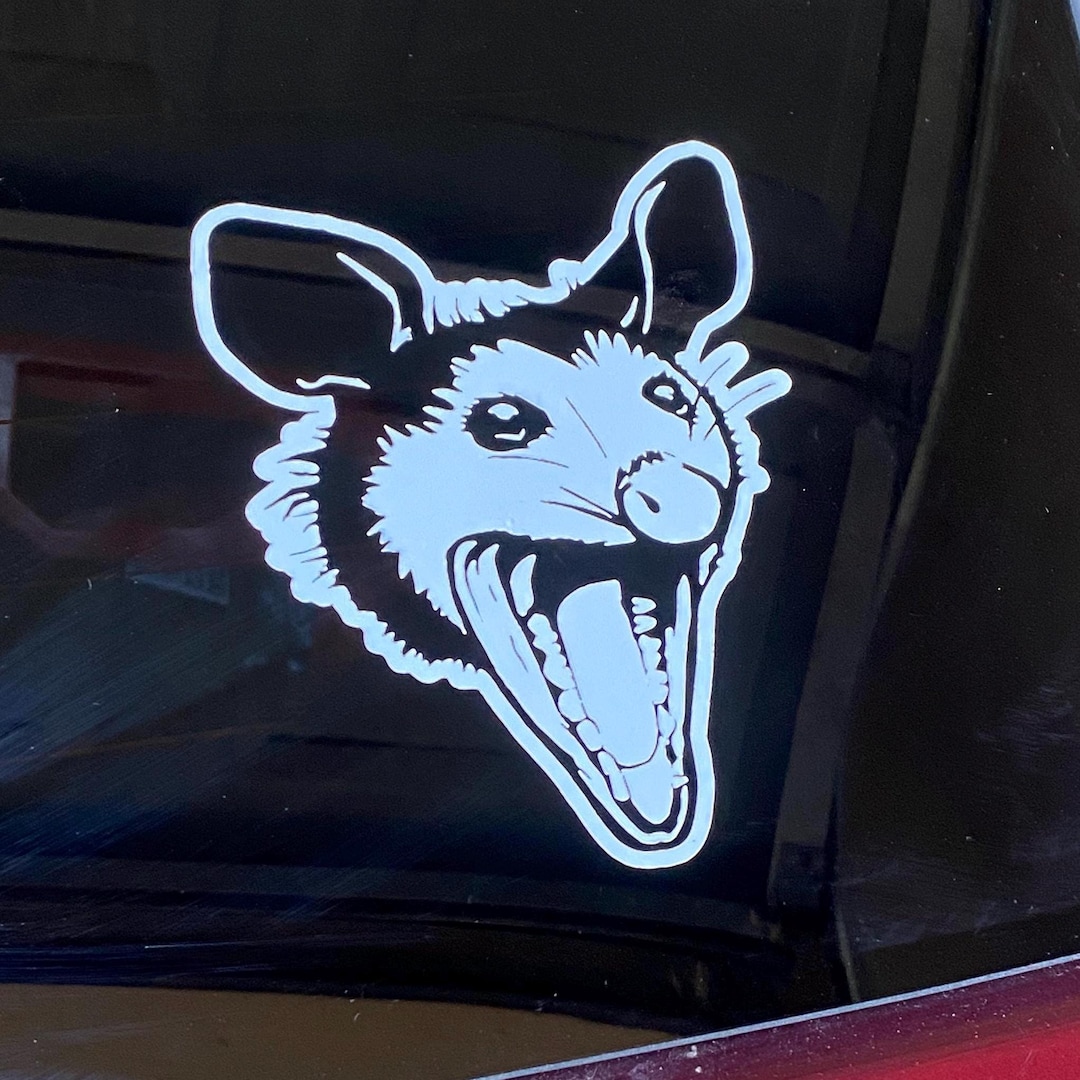 Screaming Possum Decal - Etsy