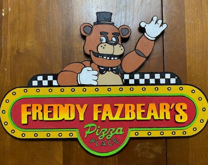 Five Nights at Freddy's Sign - Etsy