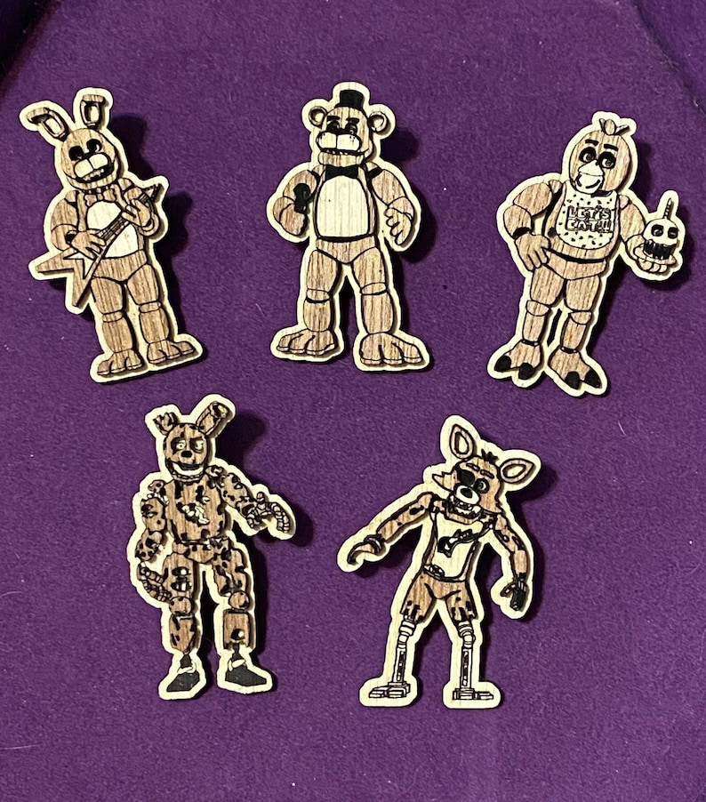 Five Nights at Freddy's Pins - Etsy