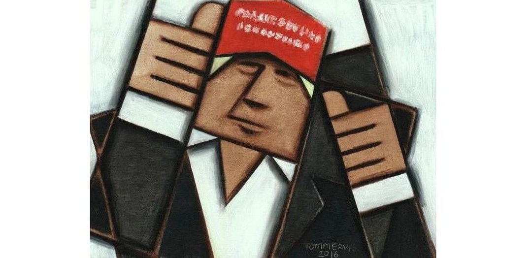 Donald Trump Wall Art Print Abstract President Decor Historical ...