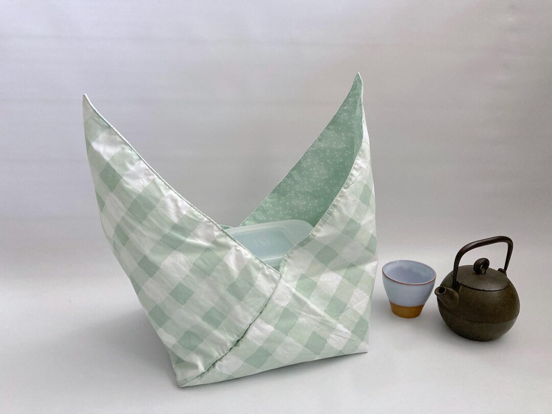 Japanese Lunch Bag, Azuma Bukuro Bag, Bento Lunch Bag, Tenugui Bag ...