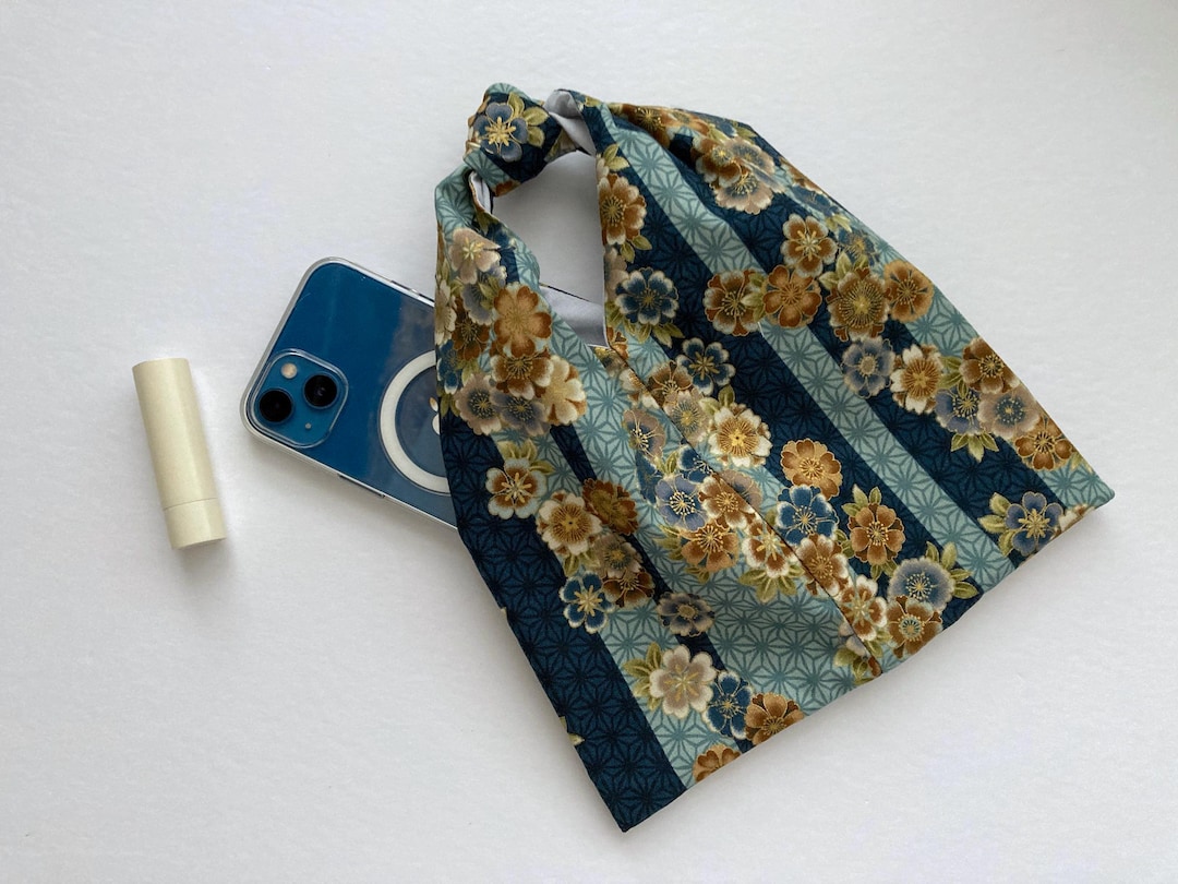 Mini Japanese Azuma Knot Handbag, Azuma Bukuro Bag, Tenugui Bag ...