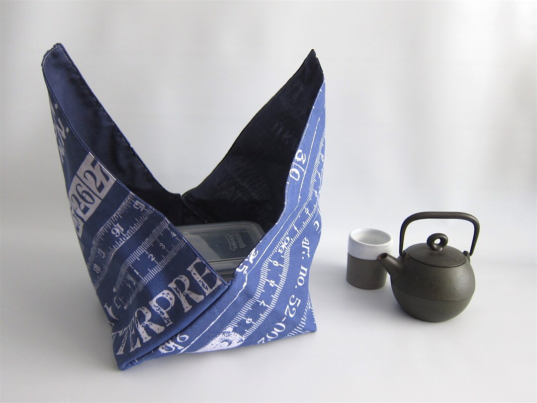 Japanese Lunch Bag, Azuma Bukuro Bag, Bento Lunch Bag, Tenugui Bag ...