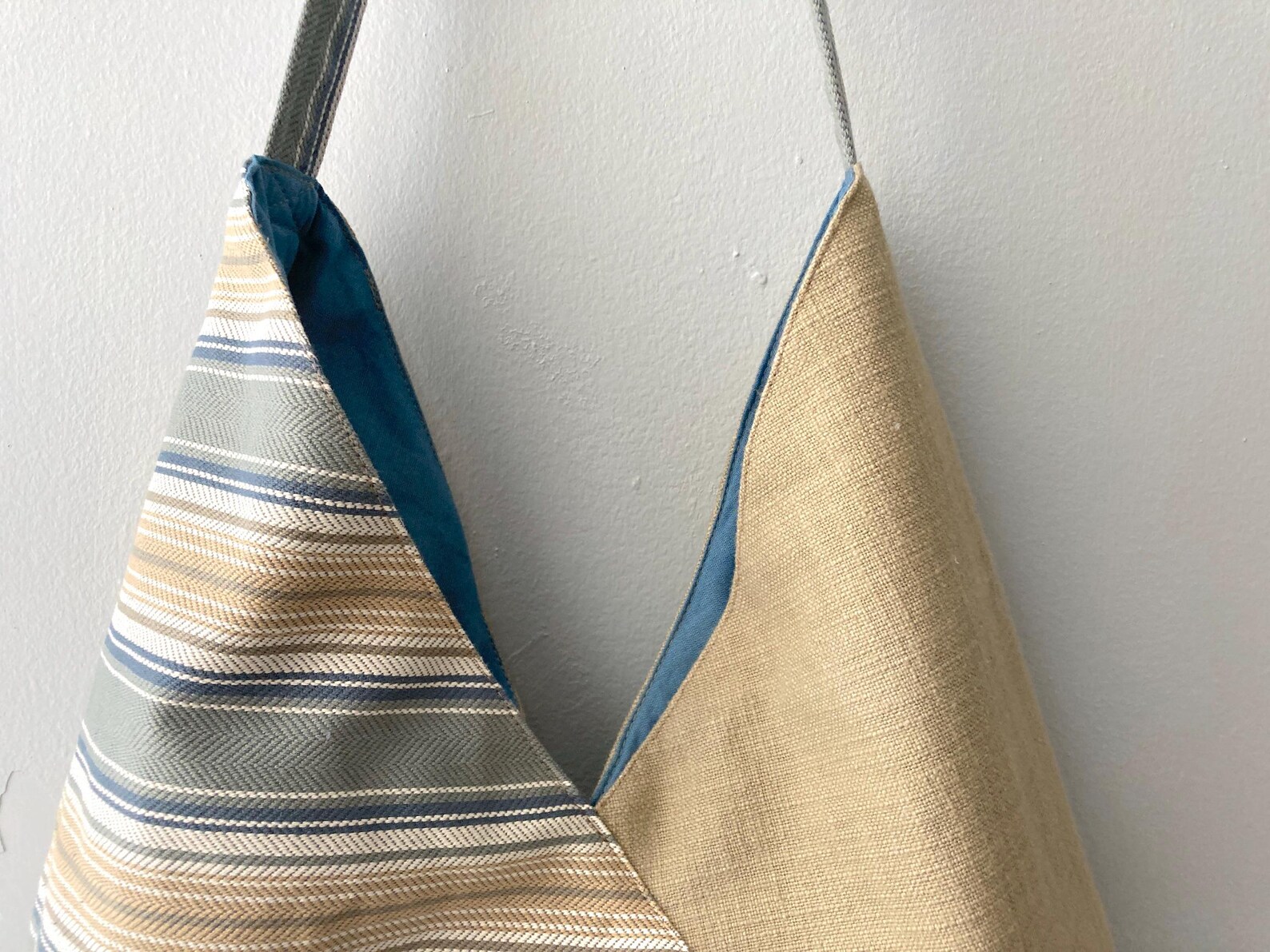 Set of 2 - Japanese Origami Azuma Bukuro Bag, Fukuro Bag, Japanese Boho ...