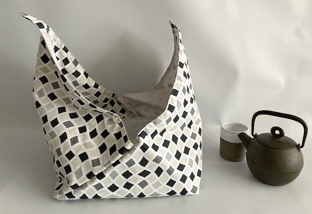 Lunch Bag, Azuma Bag, Bento Bag, Japanese Lunch Bag, Tenugui Bag ...