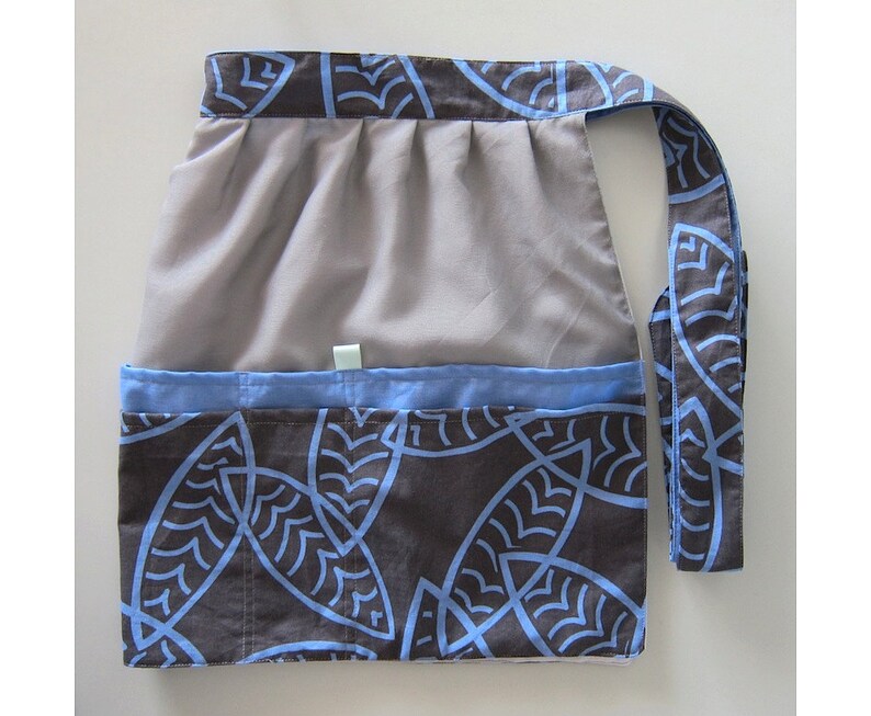 Cafe Apron Hip Apron Half Apron With Pockets Scandinavian - Etsy