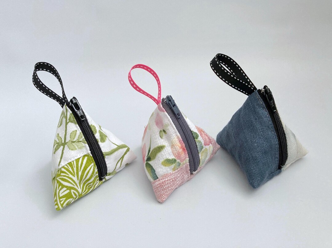 Set of 3 - Japanese Pouches, Samosa Pouch, Pyramidal Pouch, Pyramid ...