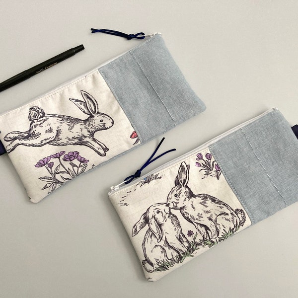 Bunny Rabbit Pencil Case - Etsy
